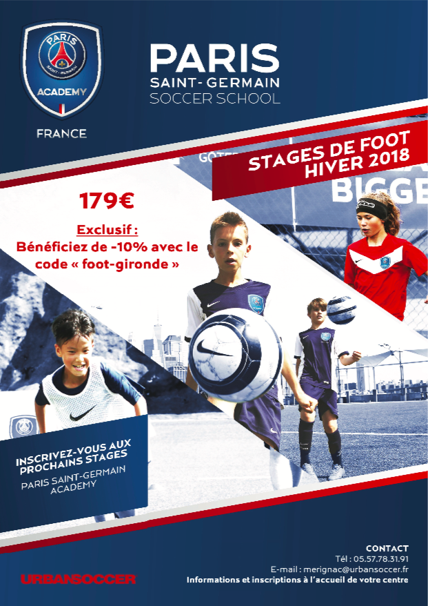 Stage PSG - Foot-Gironde