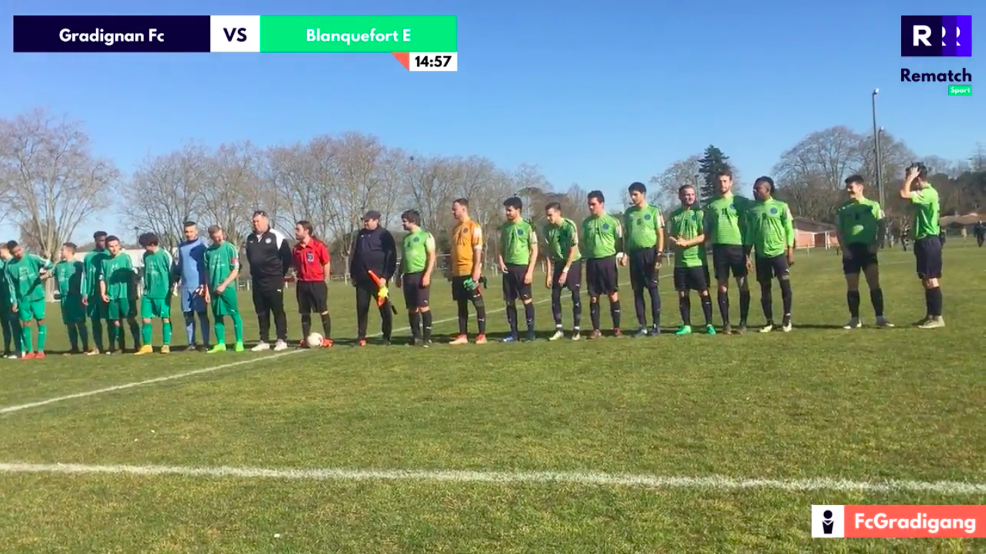 FC Gradignan - Blanquefort C (D4) en résumé vidéo grâce à Rematch ...